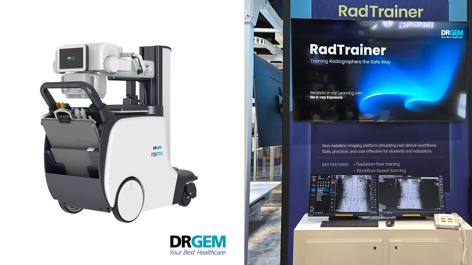 DRGEM, RSNA 2025에서 ‘레이모'와 ’래드트레이너'를 선보일 예정 - DRGEM